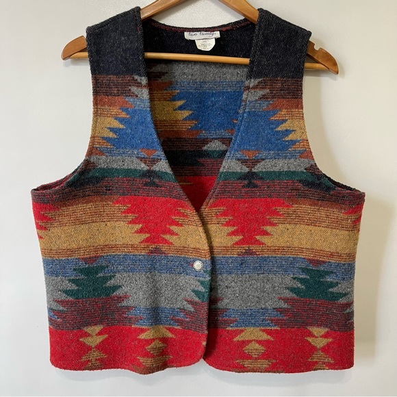 Vintage | Jackets & Coats | Vintage Two Twenty Wool Blend Southwestern ...